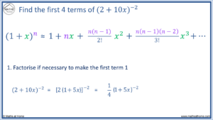 How to do the Binomial Expansion – mathsathome.com