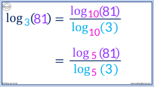 How to Change the Base of a Logarithm – mathsathome.com