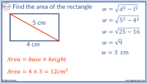 How to Find the Diagonal of a Rectangle – mathsathome.com