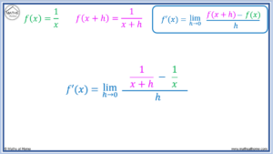 How to Differentiate by First Principles – mathsathome.com