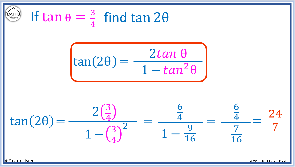 The Complete Guide to the Trigonometry Double Angle Formulas – mathsathome.com