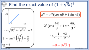 How to Use De Moivre’s Theorem to Find Powers of Complex Numbers ...