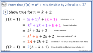 How to do Proof by Mathematical Induction for Divisibility ...