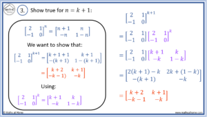 How to do Proof by Induction with Matrices – mathsathome.com