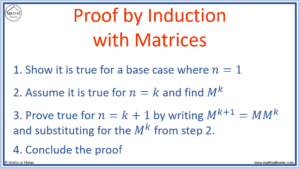 How to do Proof by Induction with Matrices – mathsathome.com