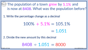 How to Calculate an Original Amount Using Reverse Percentages ...