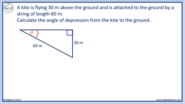 How to Find a Missing Angle in a Right-Angled Triangle – mathsathome.com