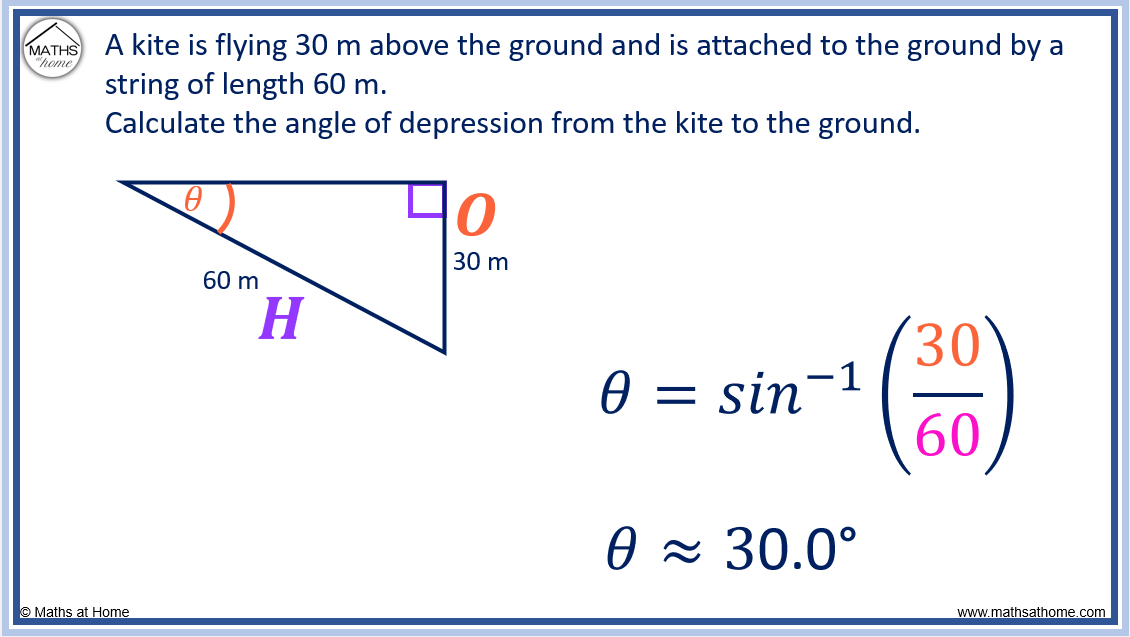 How to Find a Missing Angle in a Right-Angled Triangle – mathsathome.com