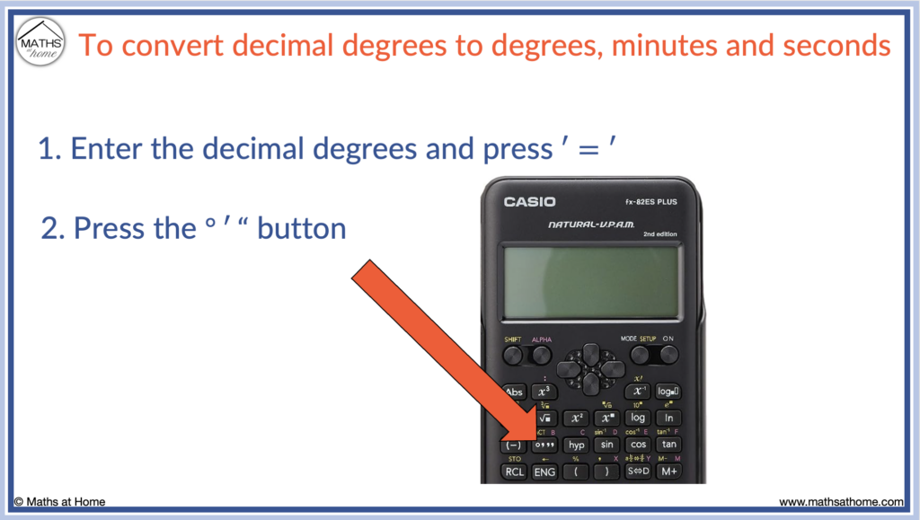 How To Convert Between Degrees Minutes And Seconds Mathsathome