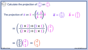 How to Calculate Scalar and Vector Projections – mathsathome.com