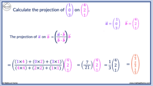 How to Calculate Scalar and Vector Projections – mathsathome.com