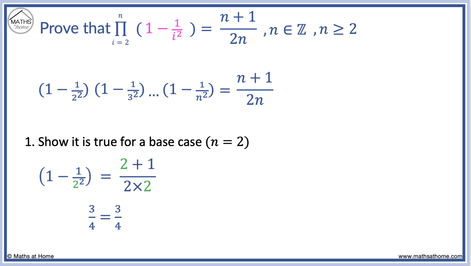 A Complete Guide: Proof By Mathematical Induction With Products