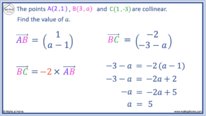 How to Show that Points are Collinear – mathsathome.com