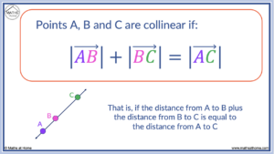 How to Show that Points are Collinear – mathsathome.com