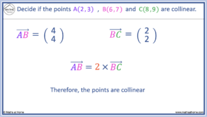 How to Show that Points are Collinear – mathsathome.com
