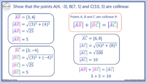 How to Show that Points are Collinear – mathsathome.com